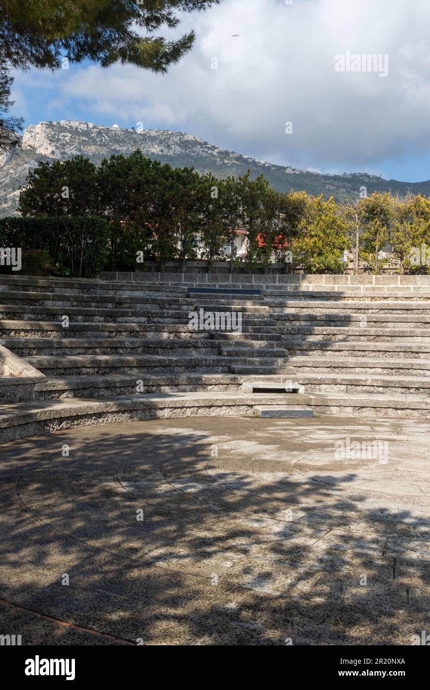Monaco-Ville, Monaco, April 20th 2023:- A view of Fort Antoine Theatre ...
