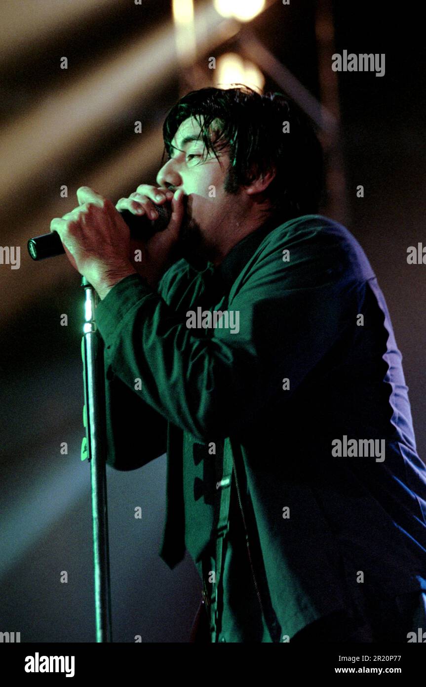 Milan Italy 2000-06-08 :Chino Moreno singer and guitarist of Deftones ...