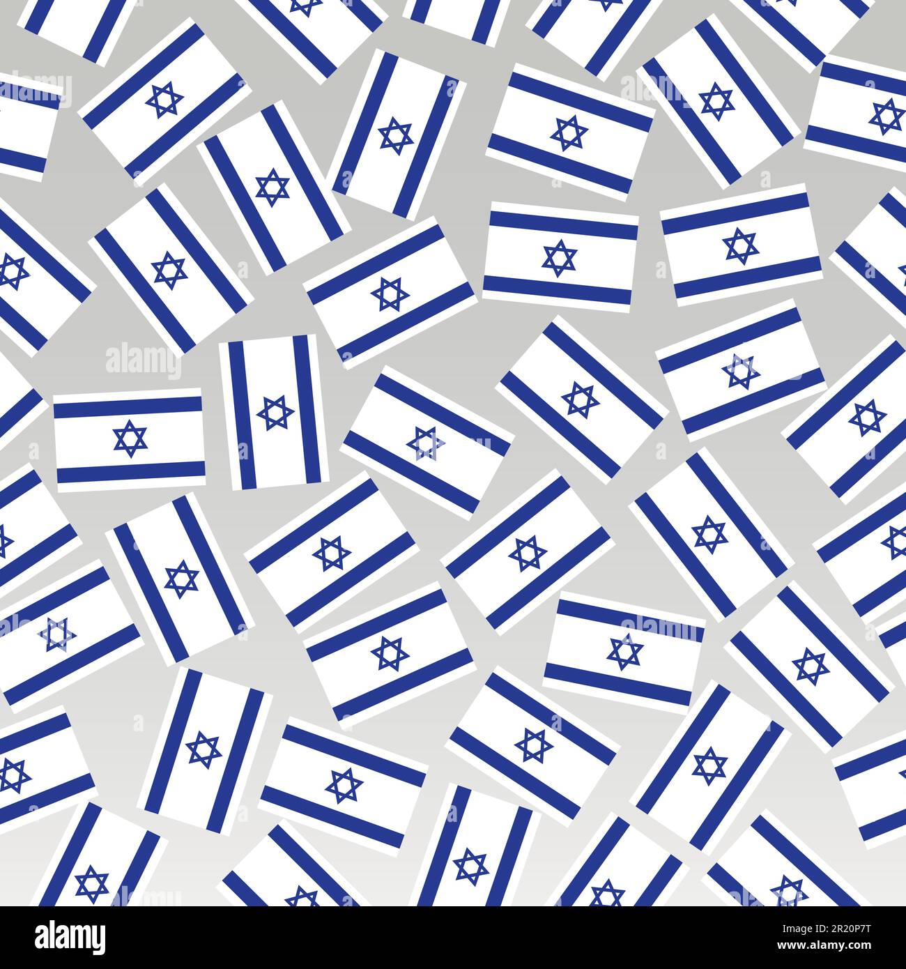 Pattern with flags of Israel. Day of Israel background. Bright ...