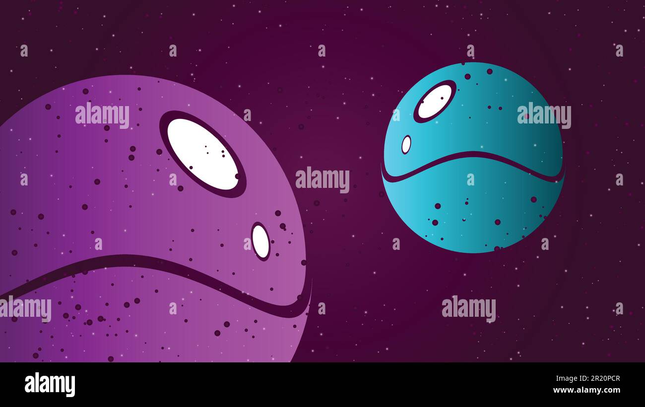 Space ufo planets Stock Vector Images - Alamy