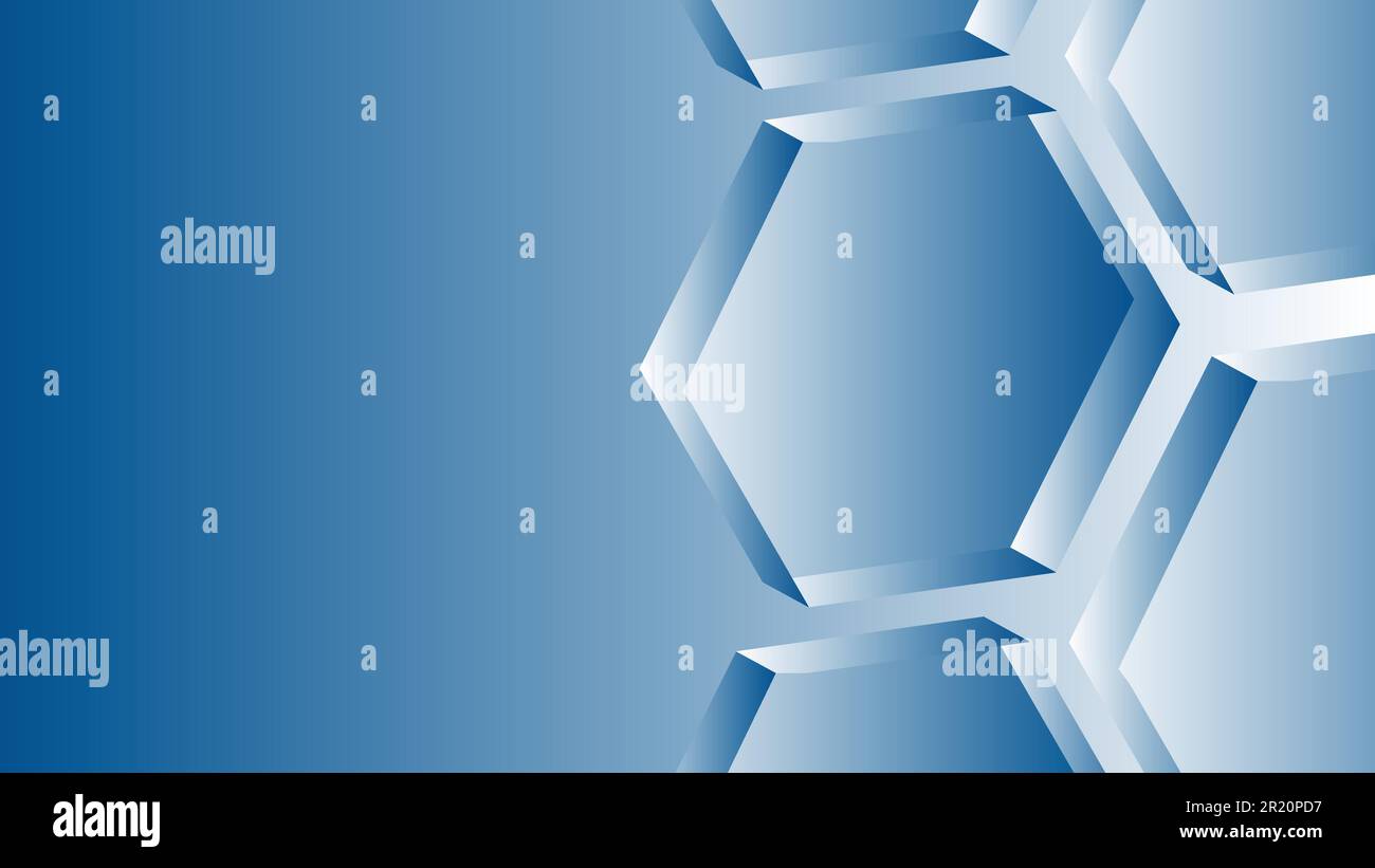 Blue Hexagon Wallpaper Stock Vector Image & Art - Alamy