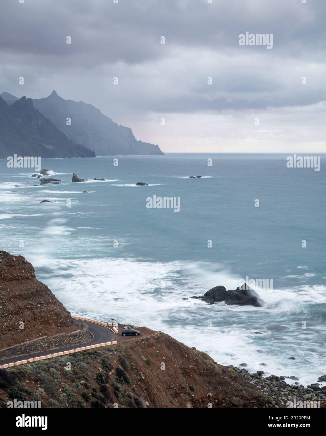 Peaceful drive through coastal scenery hi-res stock photography and ...