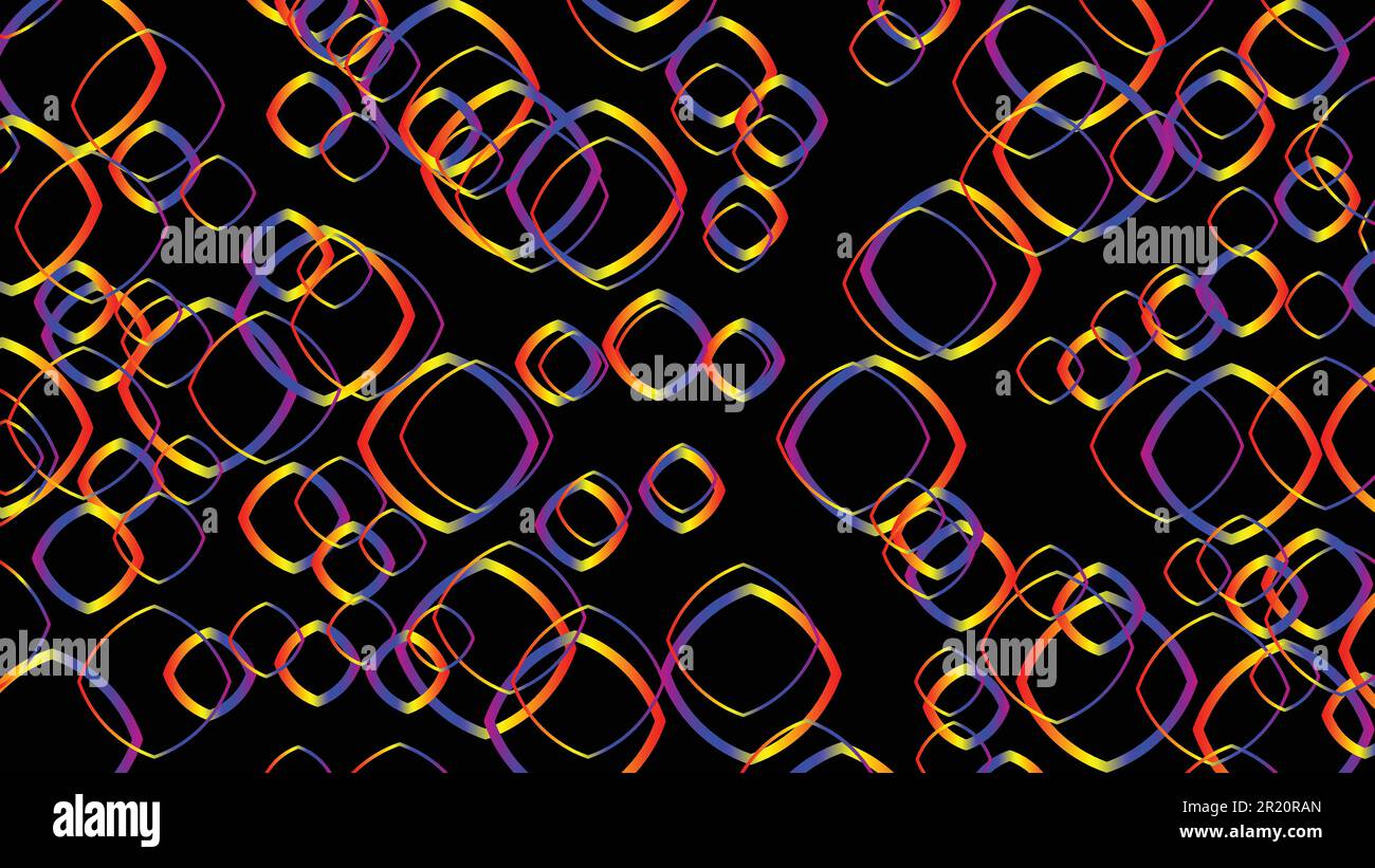 Gradient Shapes on Black Stock Vector Image & Art - Alamy