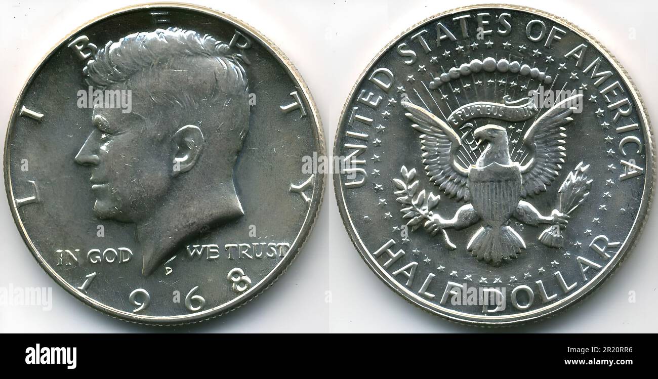 1968 coins hi-res stock photography and images - Alamy