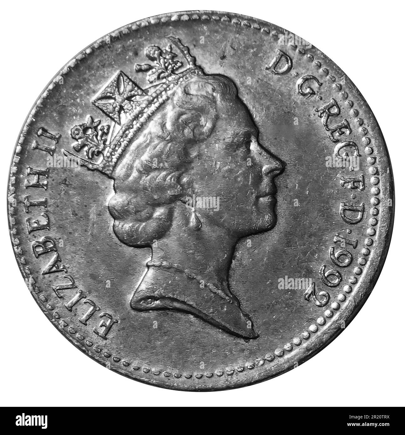 Old uk coins Cut Out Stock Images & Pictures - Alamy