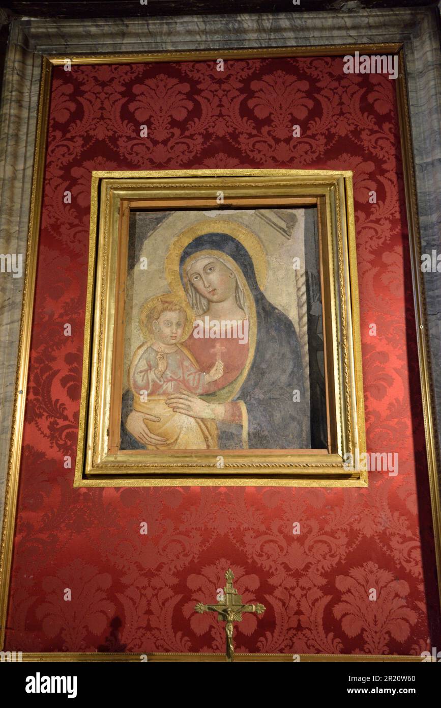 Madonna della Misericordia painting (14th century), Chapel of the ...
