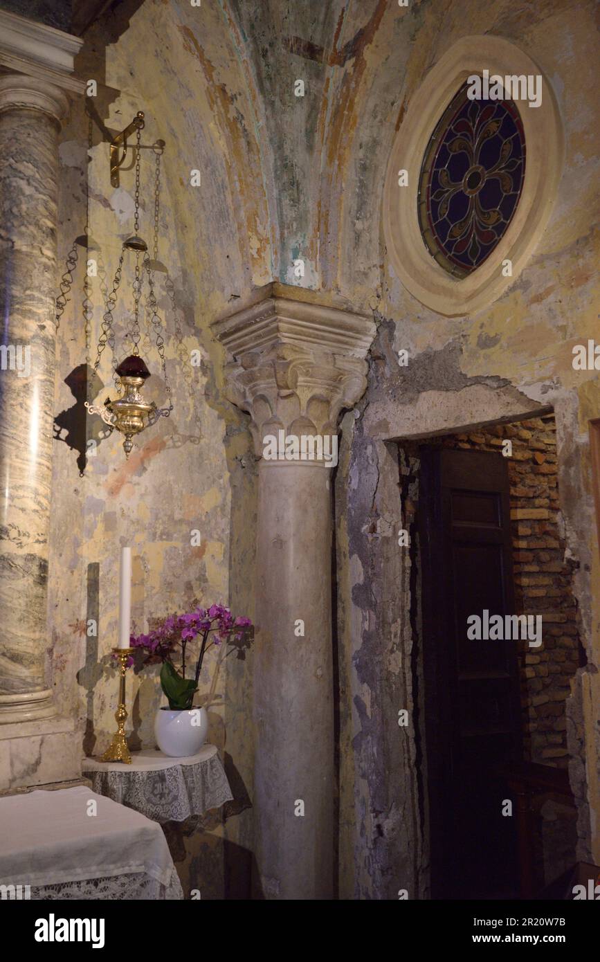 Chapel of the Virgin, San Benedetto in Piscinula, Trastevere, Rome ...