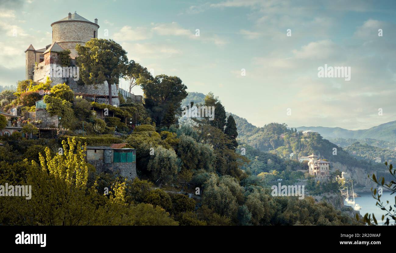 Castello Brown in Portofino, Liguria, Italy Stock Photo - Alamy