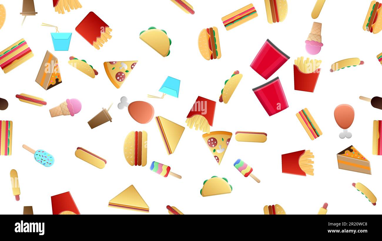 Frozen fries Stock Vector Images - Alamy