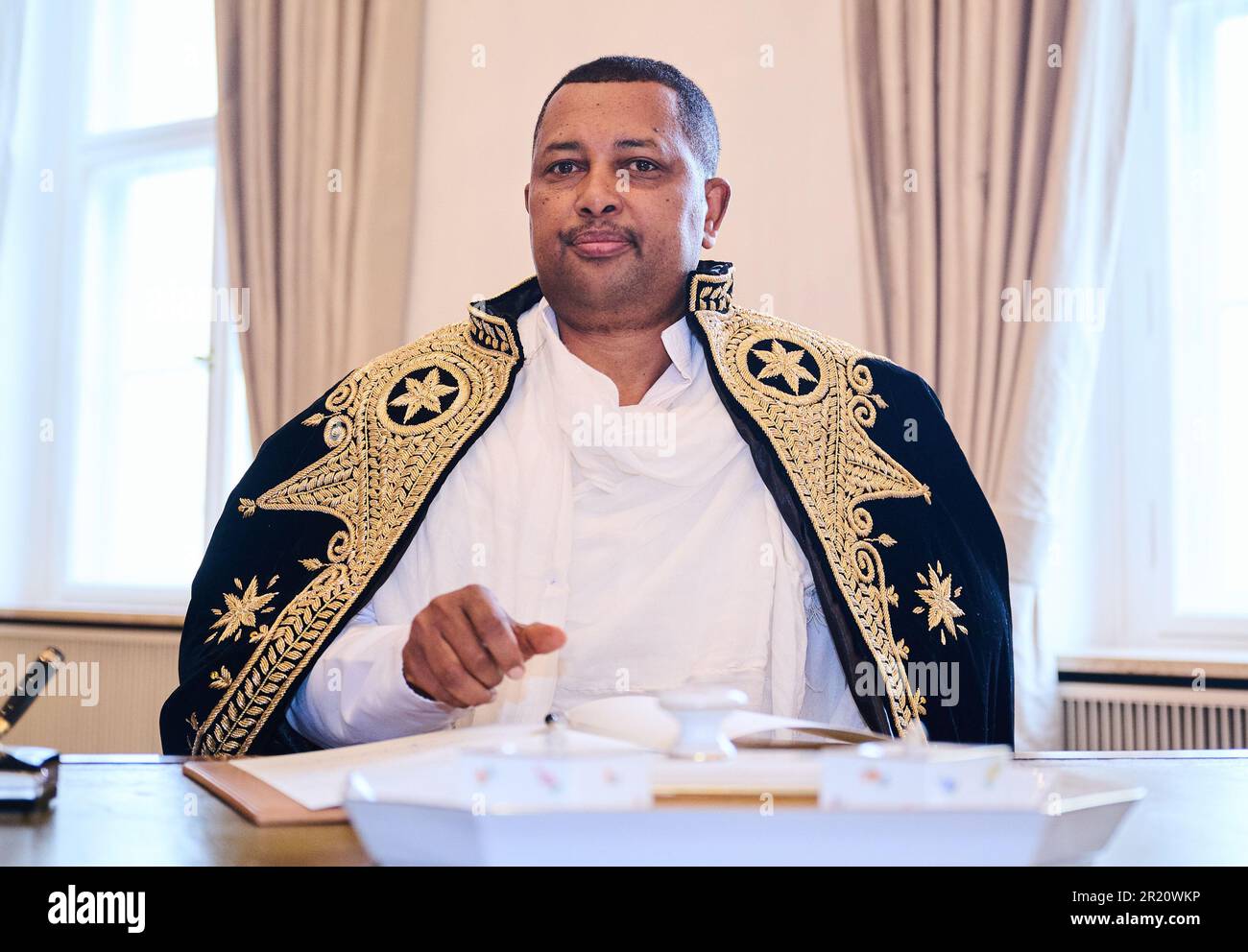 Berlin, Germany. 16th May, 2023. Fekadu Beyene Ayana, Ambassador of the ...
