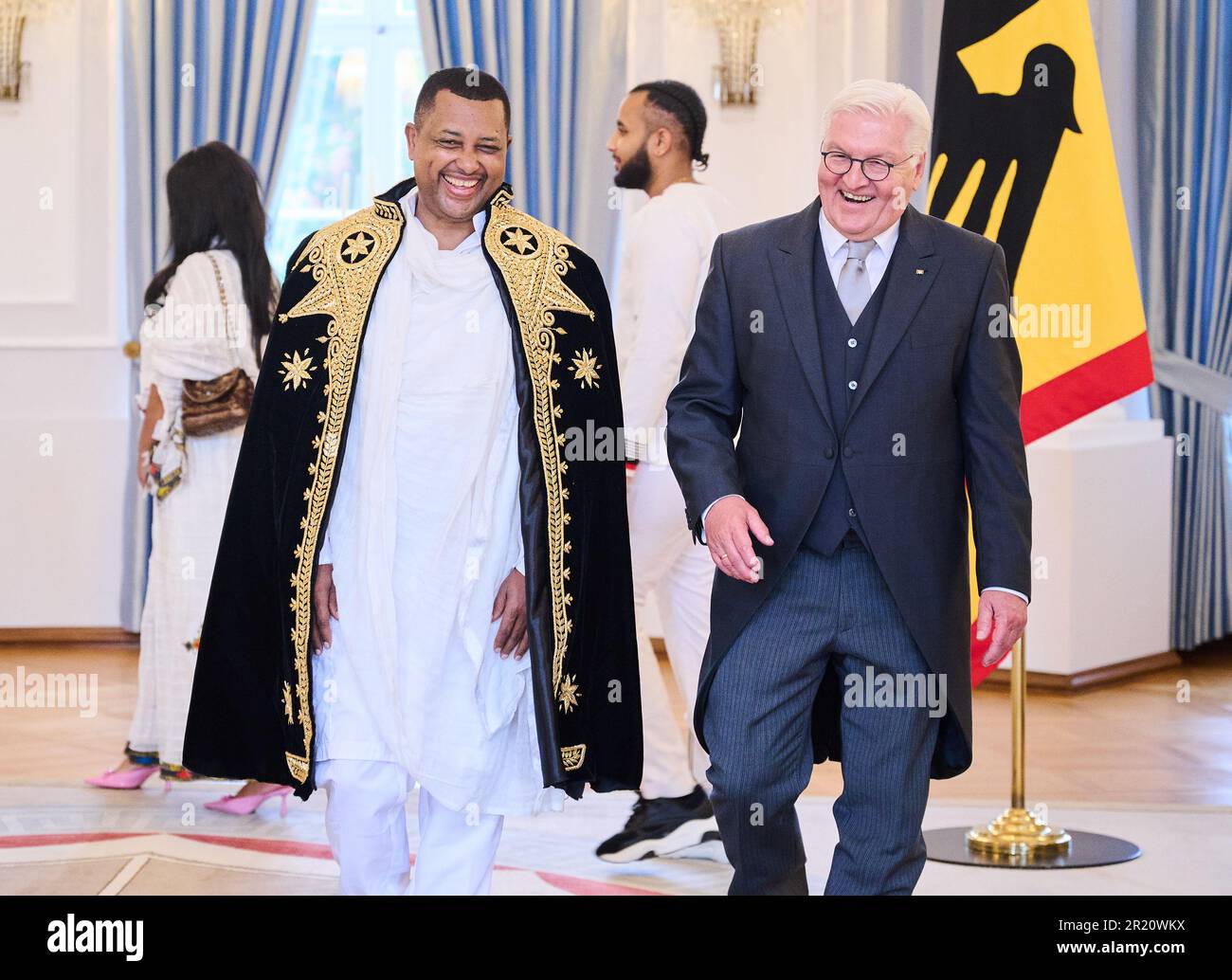Berlin, Germany. 16th May, 2023. Fekadu Beyene Ayana (l), Ambassador of ...