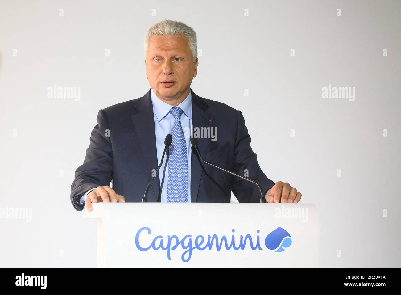 Paris, France. 16th May, 2023. Aiman Ezzat, Directeur General, during ...