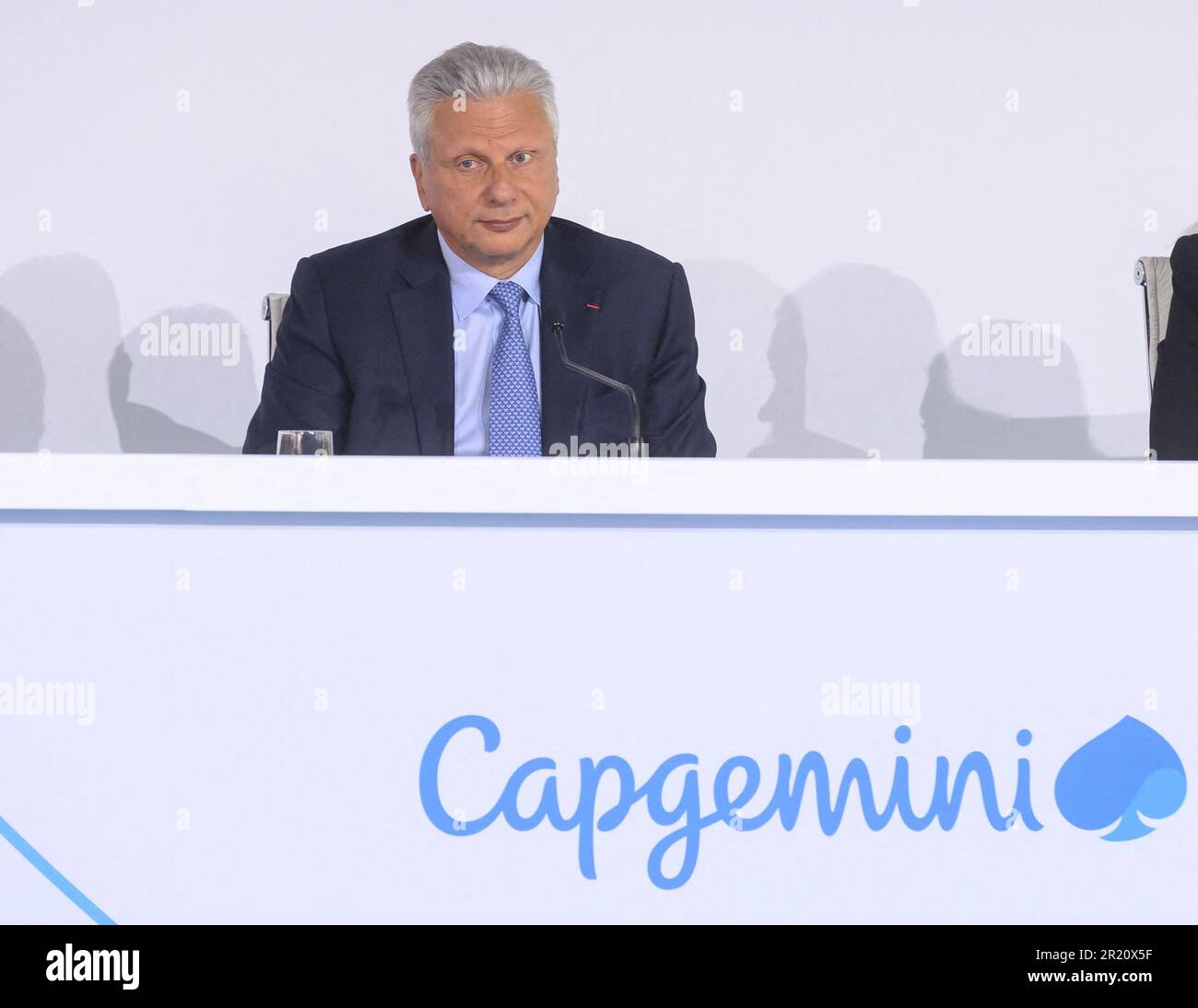 Paris, France. 16th May, 2023. Aiman Ezzat, Directeur General, during ...