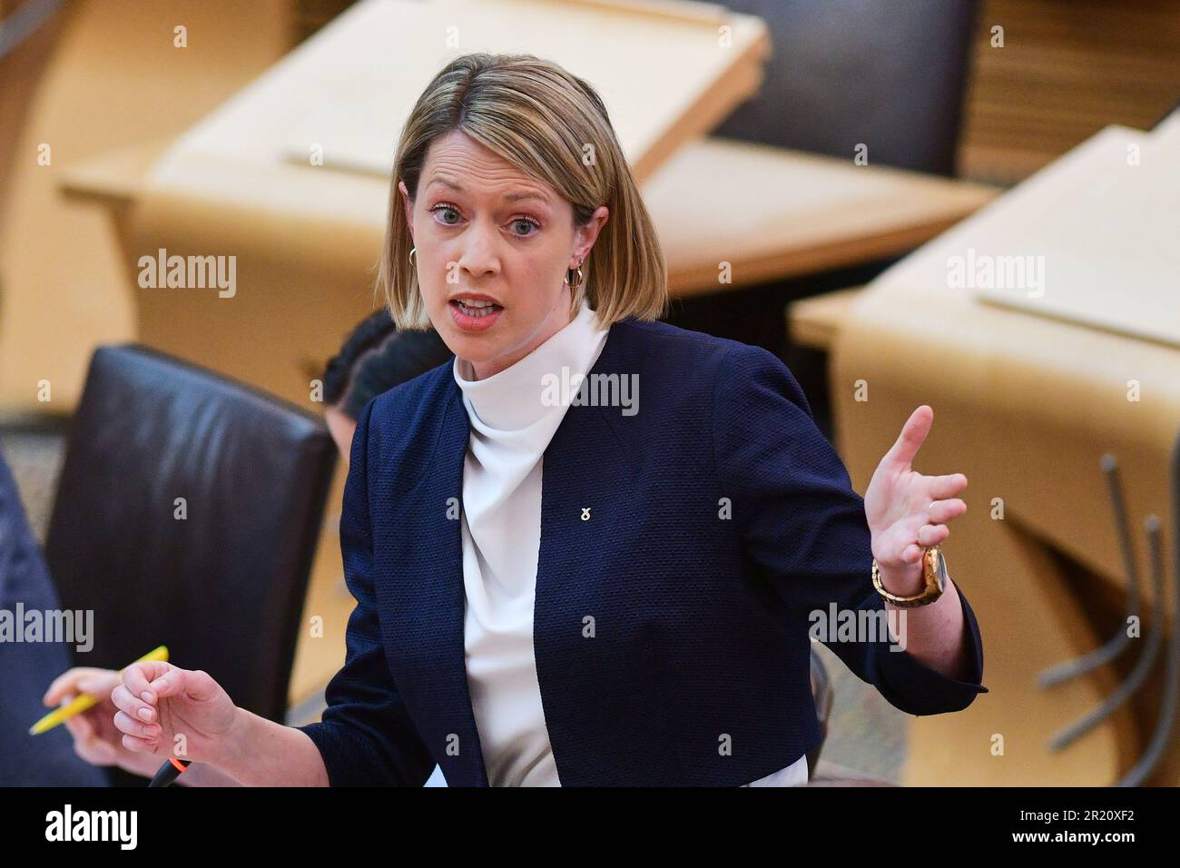 Edinburgh Scotland, UK 16 May 2023. Jenny Gilruth at the Scottish ...