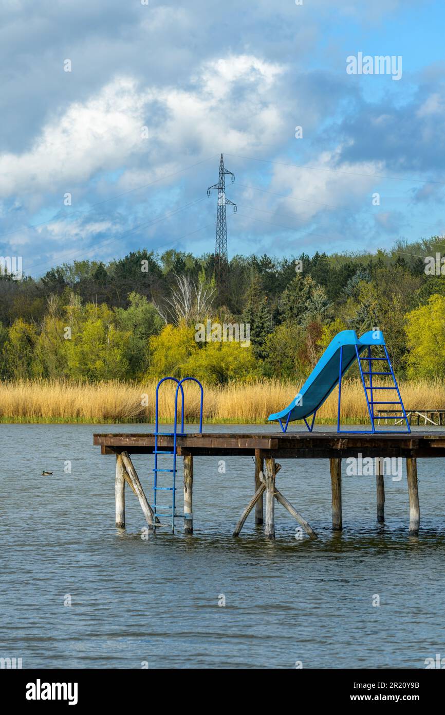 Toboggan water slide hi-res stock photography and images - Alamy