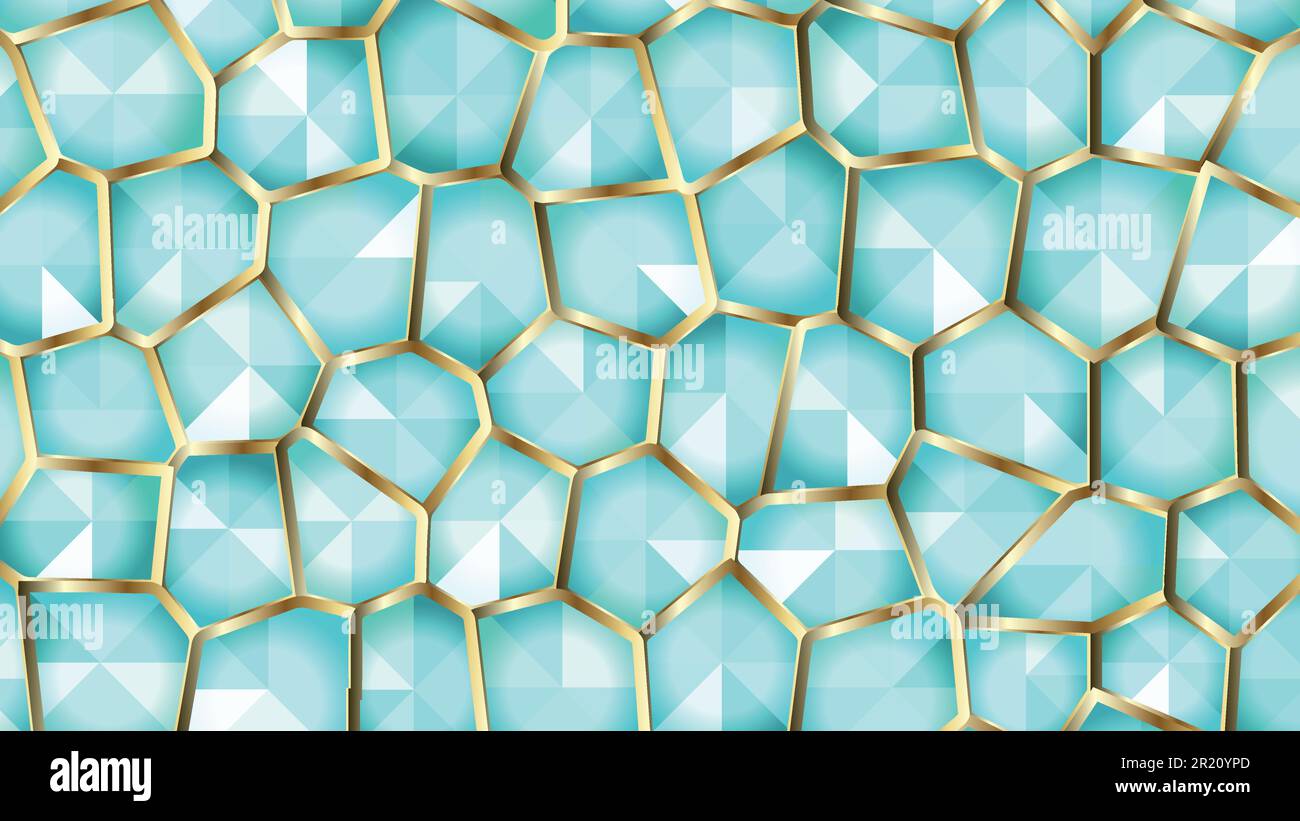 Abstract Gold and Crystal Background Stock Vector Image & Art - Alamy