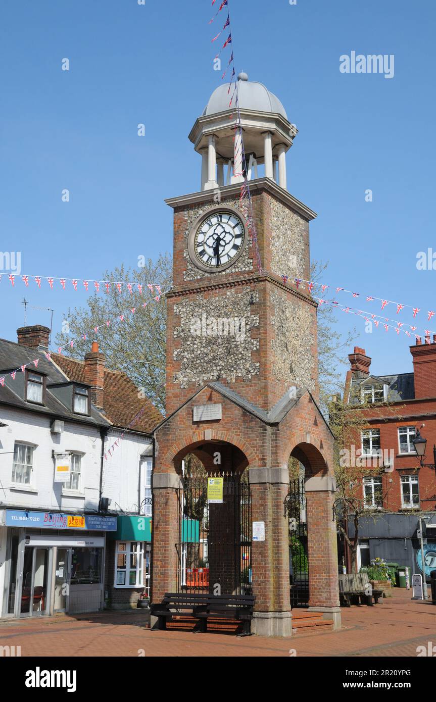 Clock Tower, Chesham, Buckinghamshire Stock Photo - Alamy