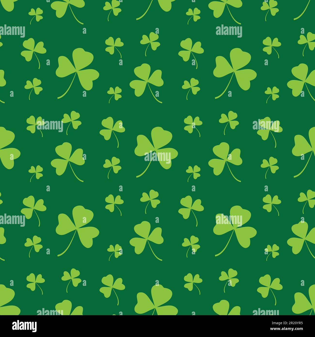 Green Shamrock Pattern Stock Vector Image & Art - Alamy