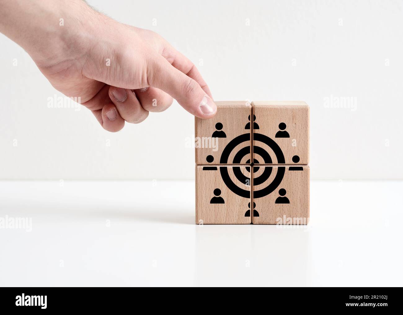 Teamwork working towards common target hi-res stock photography and ...