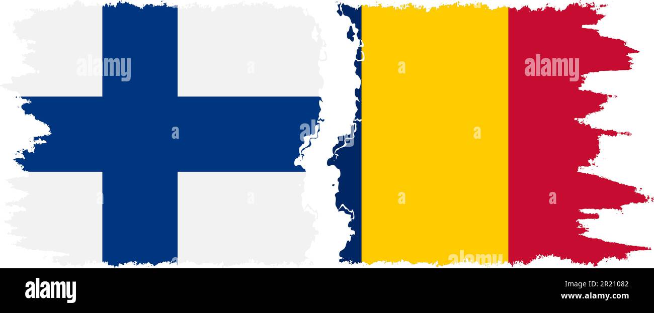 Finland chad flag Stock Vector Images - Alamy