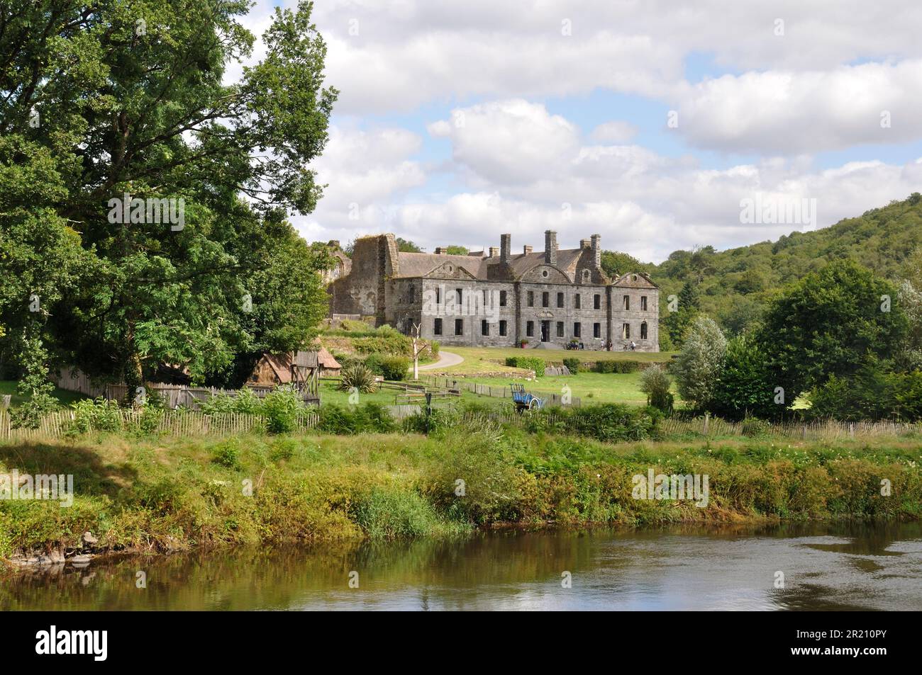 "Bon repos" abbay in Brittany Stock Photo - Alamy