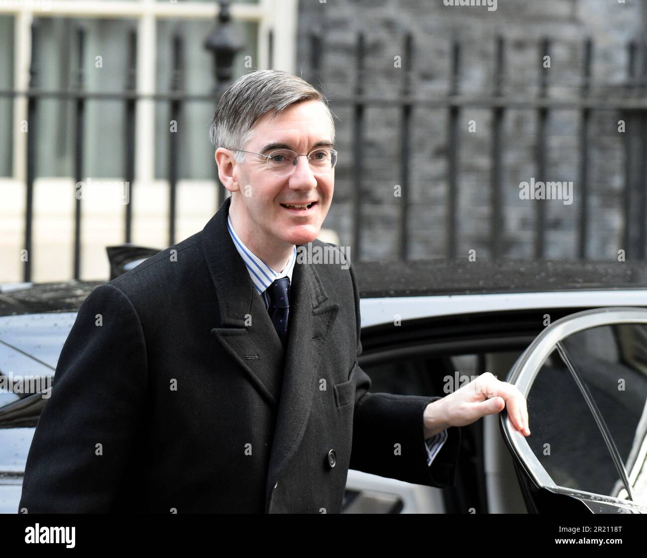 Jacob Rees-Mogg, Leader of the Commons, arrives outside Number 10 ...