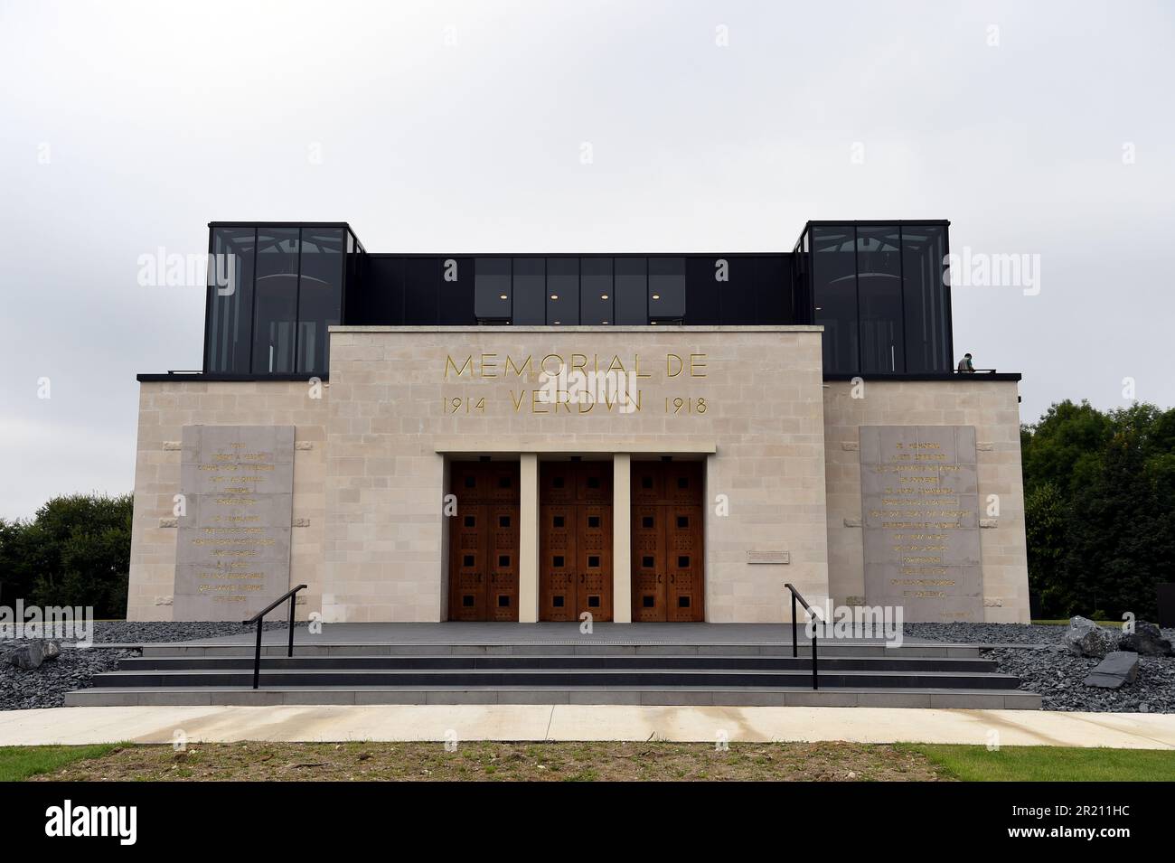 Photograph of the Verdun Memorial museum in Fleury-devant-Douaumont ...