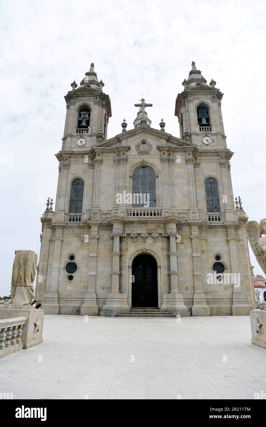Photograph showing the exterior of the Sanctuary of Our Lady of Sameiro ...