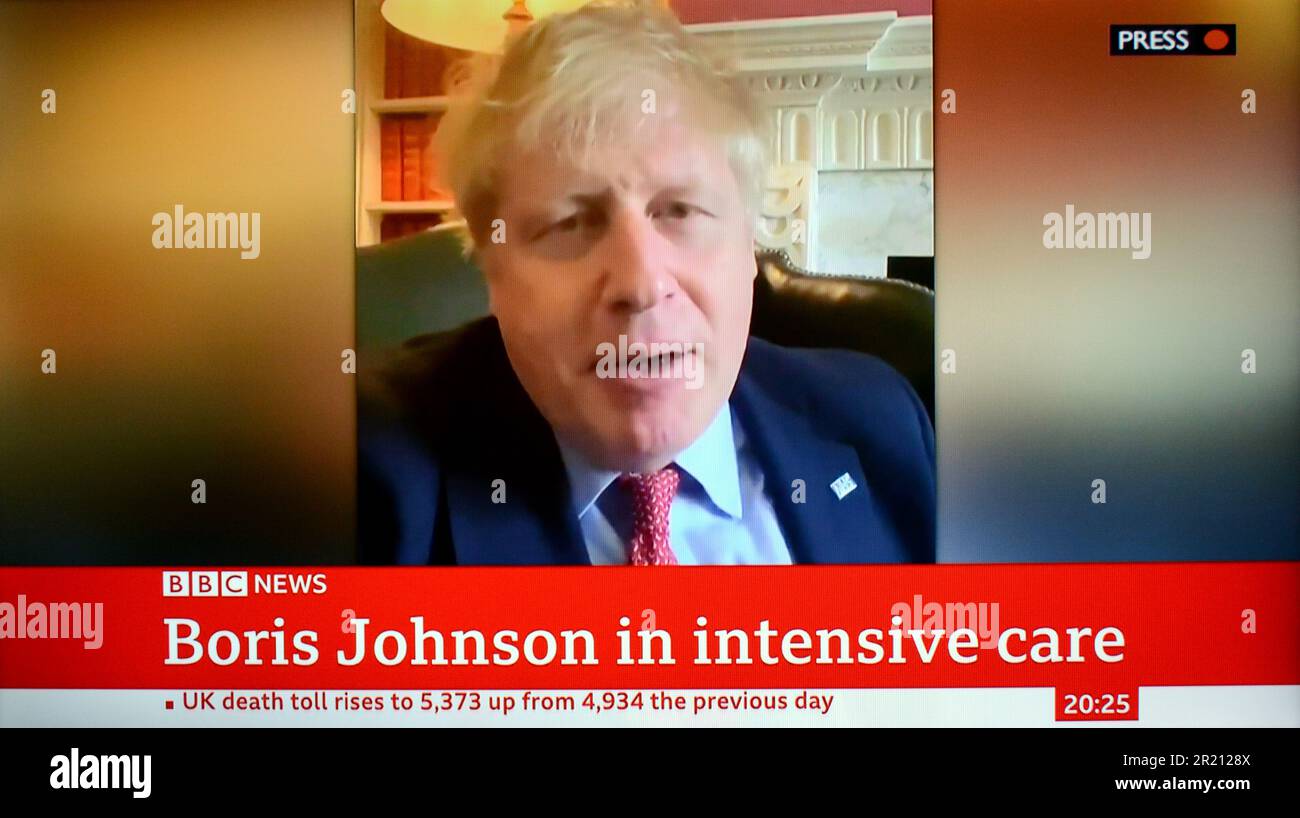 A screengrab from the BBC News channel as they report Breaking News ...
