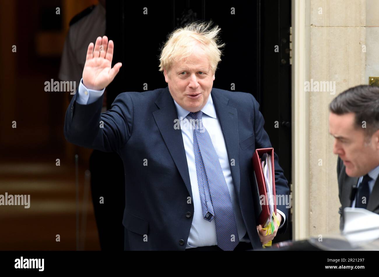 Photograph of Prime Minister Boris Johnson leaving Number 10 Downing ...