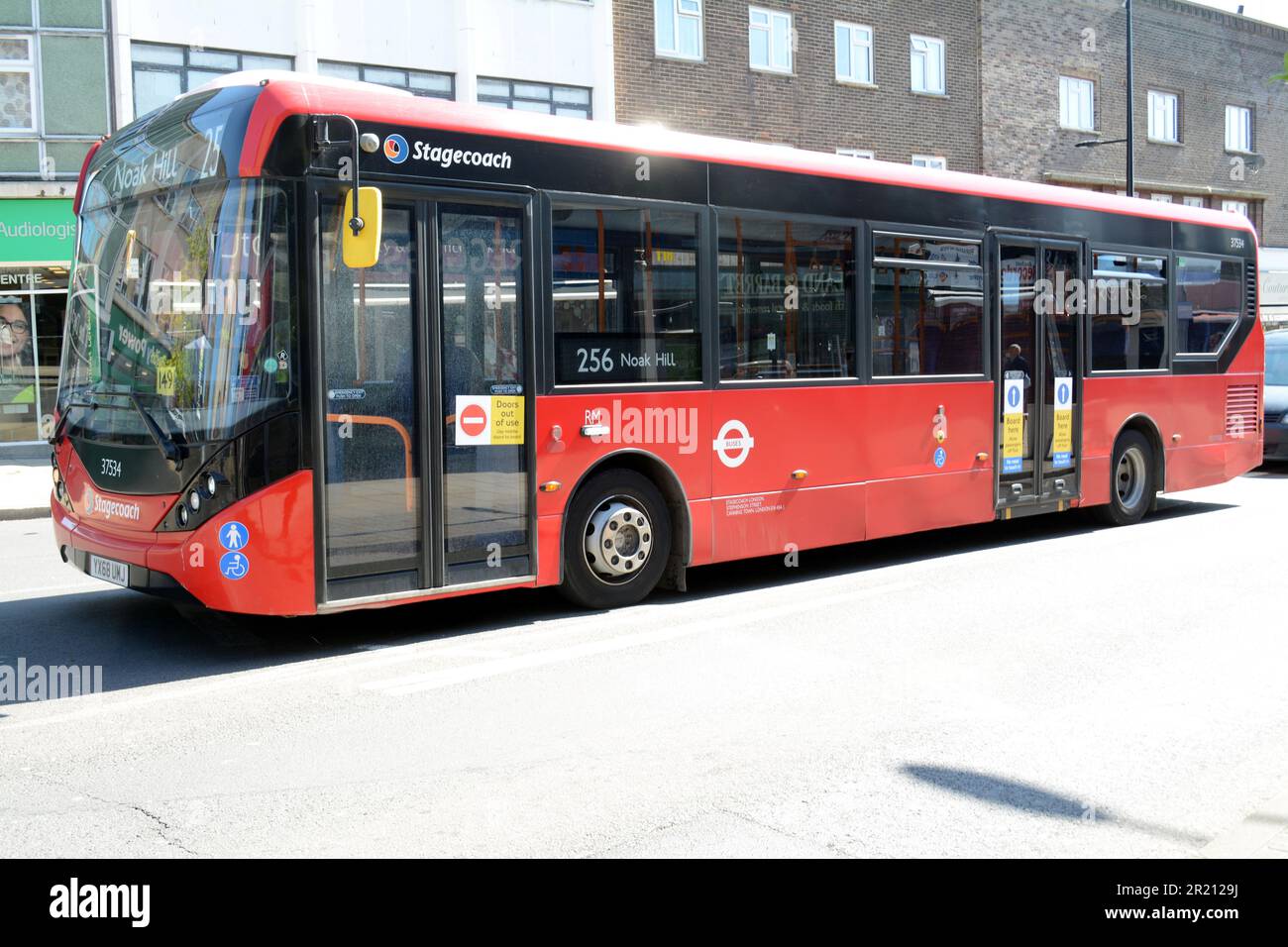 Photograph demonstrating how social distancing measures were ...