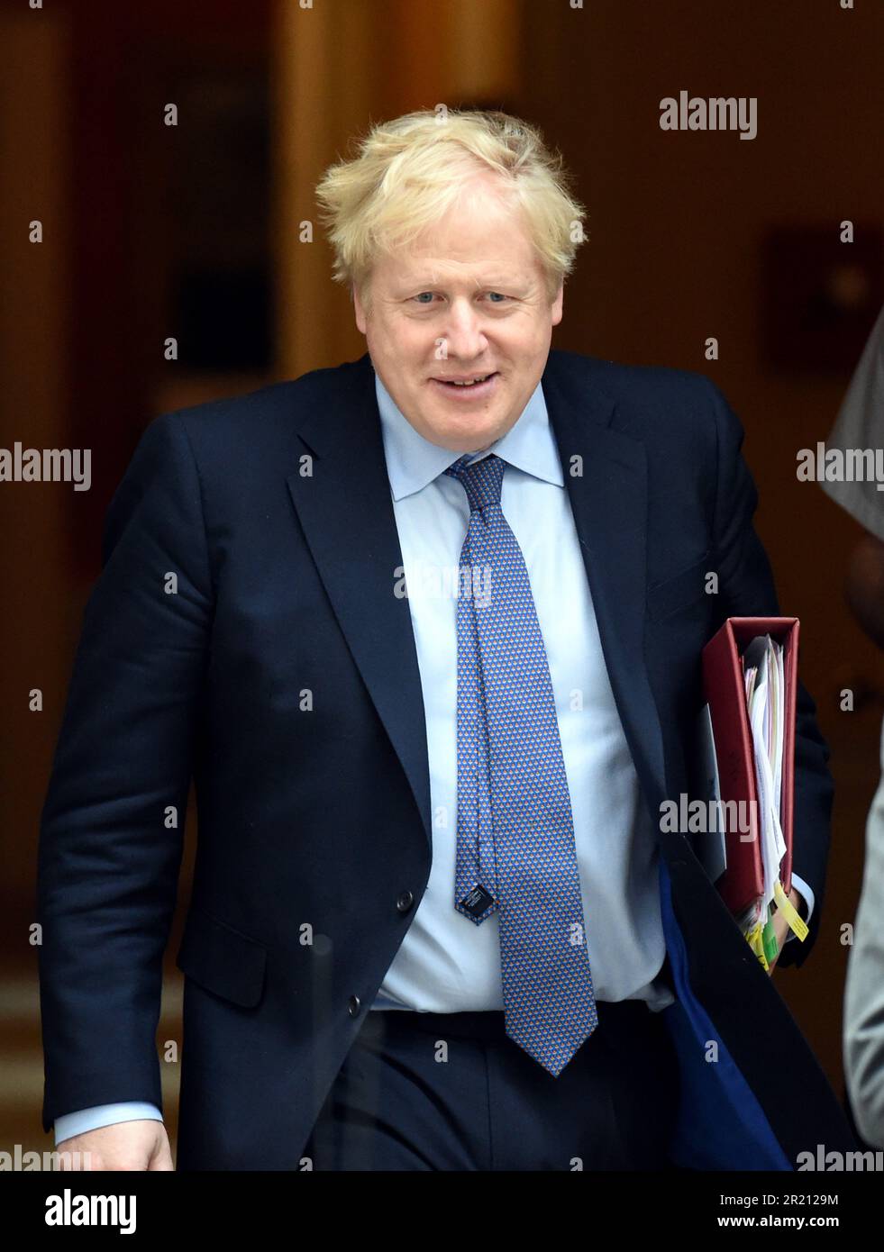 Photograph of Prime Minister Boris Johnson leaving Number 10 Downing ...