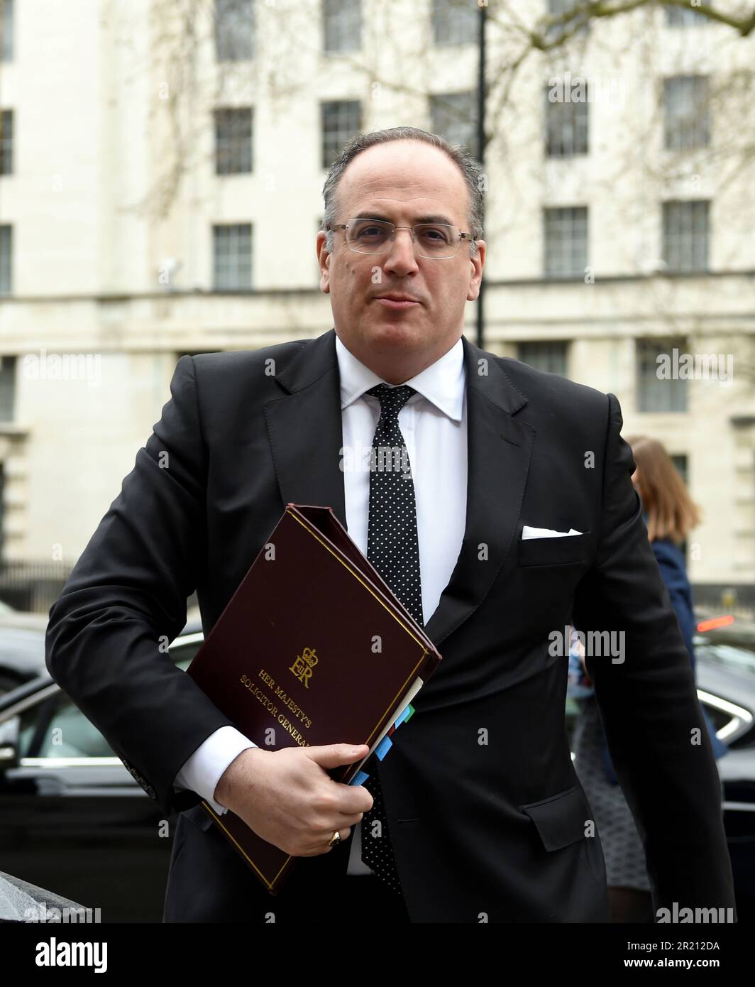 Photograph of Her Majesty's Solicitor General Michael Ellis QC leaving ...