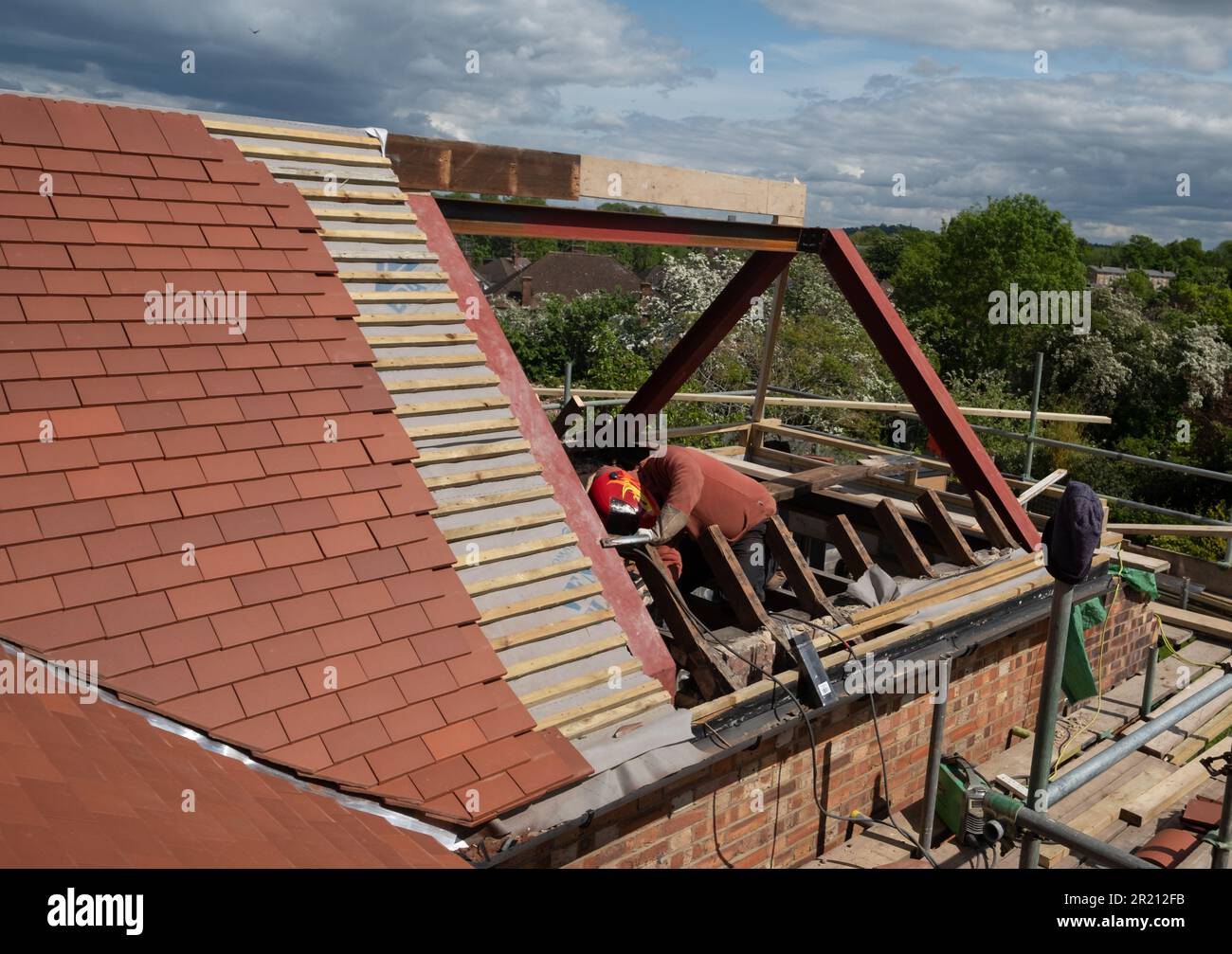 Roofing tile hi hi-res stock photography and images - Alamy