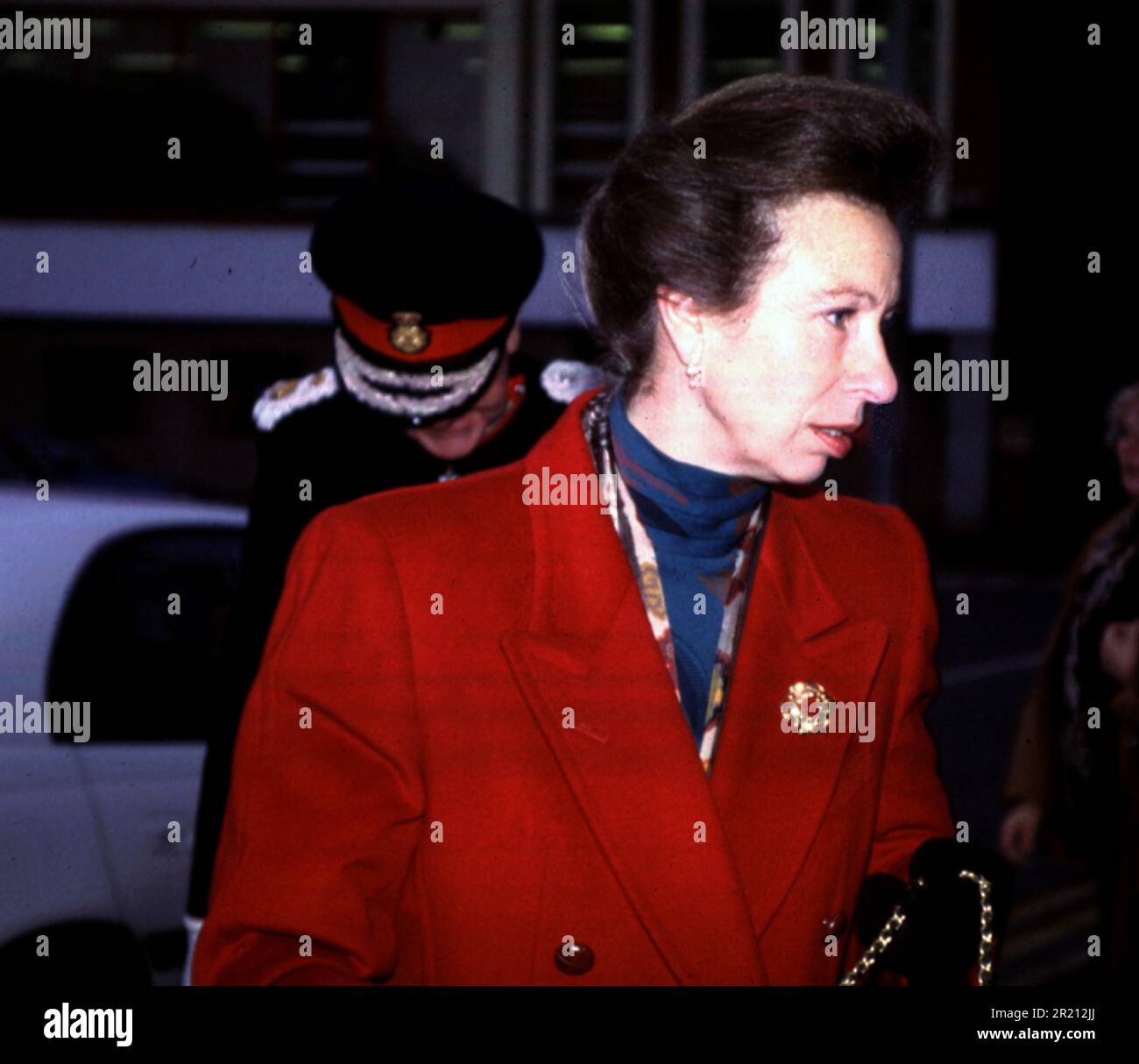 Photograph of Princess Anne during a Royal visit to a Citizens Advice ...