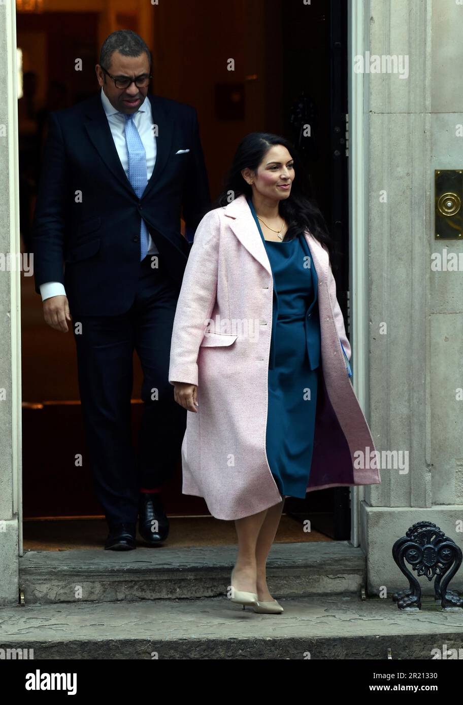 Photograph of Priti Patel, Home Secretary, leaving Number 10 Downing ...