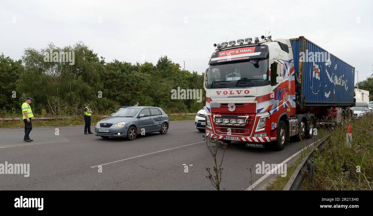 Heavy traffic built up as Climate Change protesters from Insulate ...