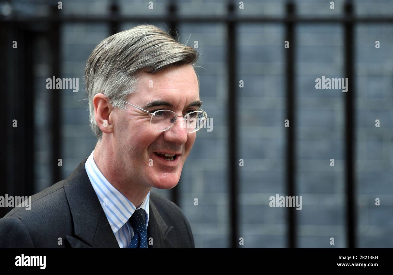 Jacob Rees-Mogg, Leader of the House of Commons, arrives in Downing ...