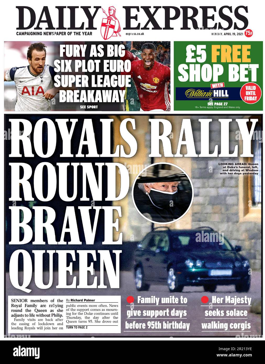 British press coverage of the funeral of the Duke of Edinburgh (husband of Queen Elizabeth II ...