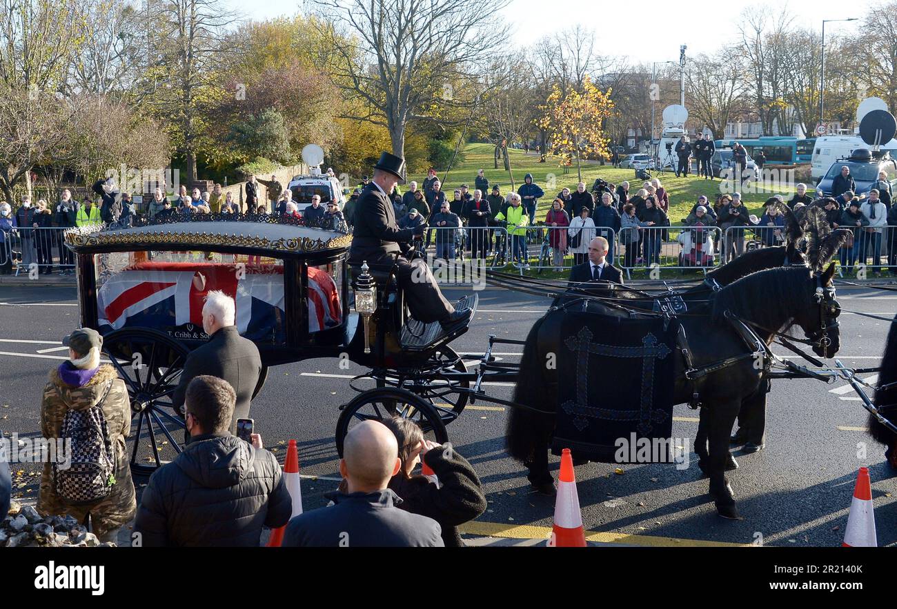 Funeral of Sir David Amess MP at St Mary's Church, Prittlewell ...