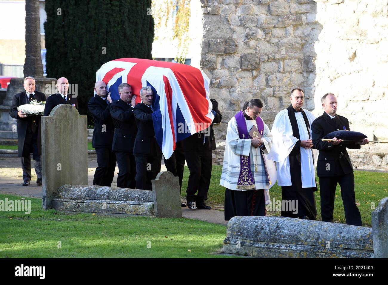 Funeral of Sir David Amess MP at St Mary's Church, Prittlewell ...