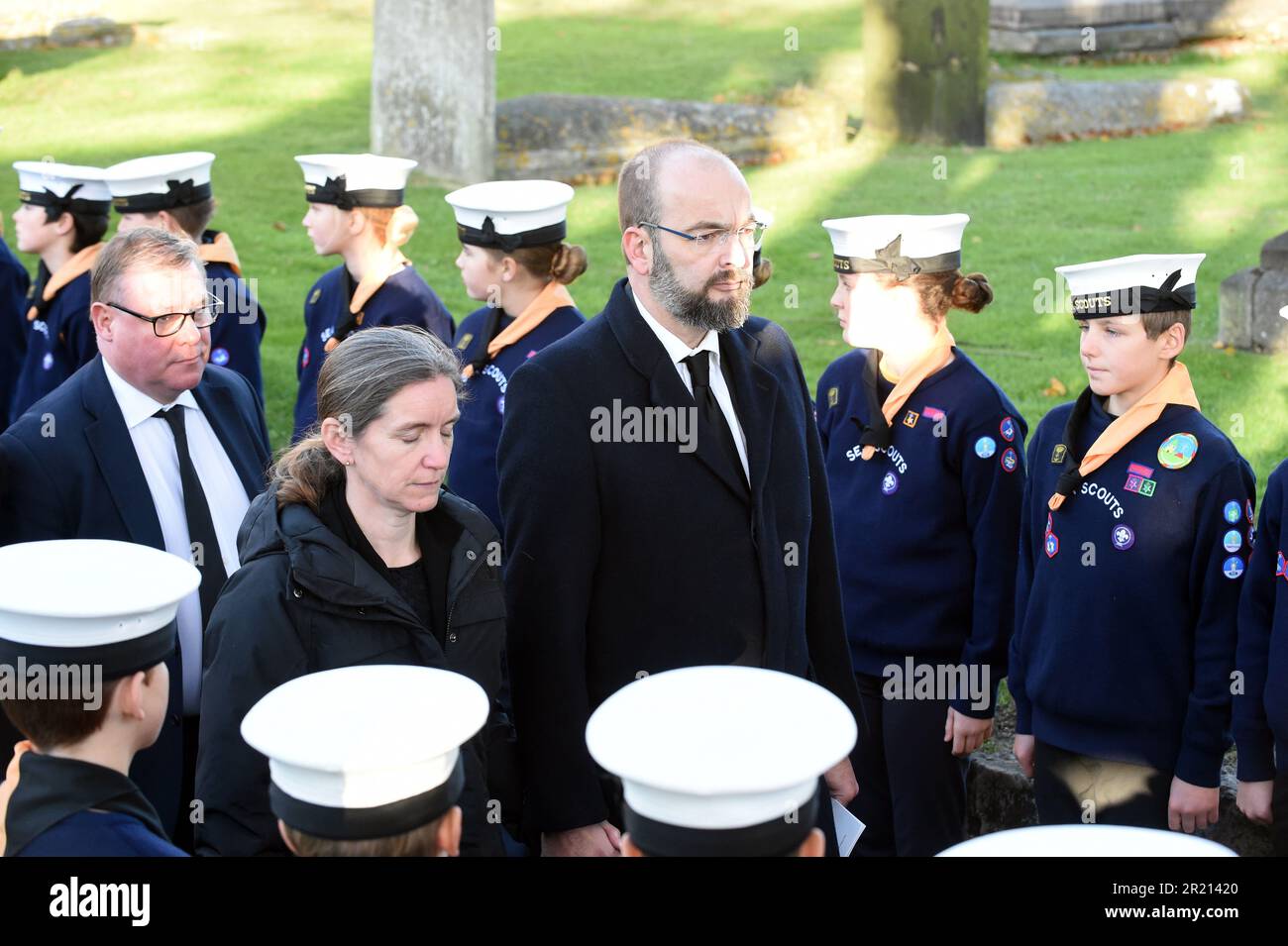 Funeral of Sir David Amess MP at St Mary's Church, Prittlewell ...