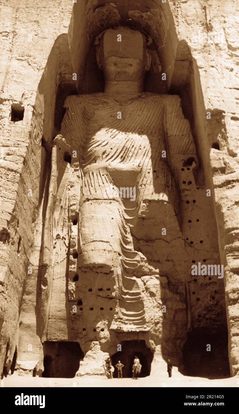 The Buddhas of Bamiyan were two 6th-century monumental statues, Salsal ...