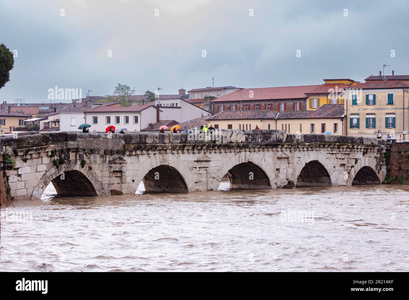 Rimini, Italy. 16th May, 2023. ROMAGNOLA RIVIERA: Rimini - the beach ...