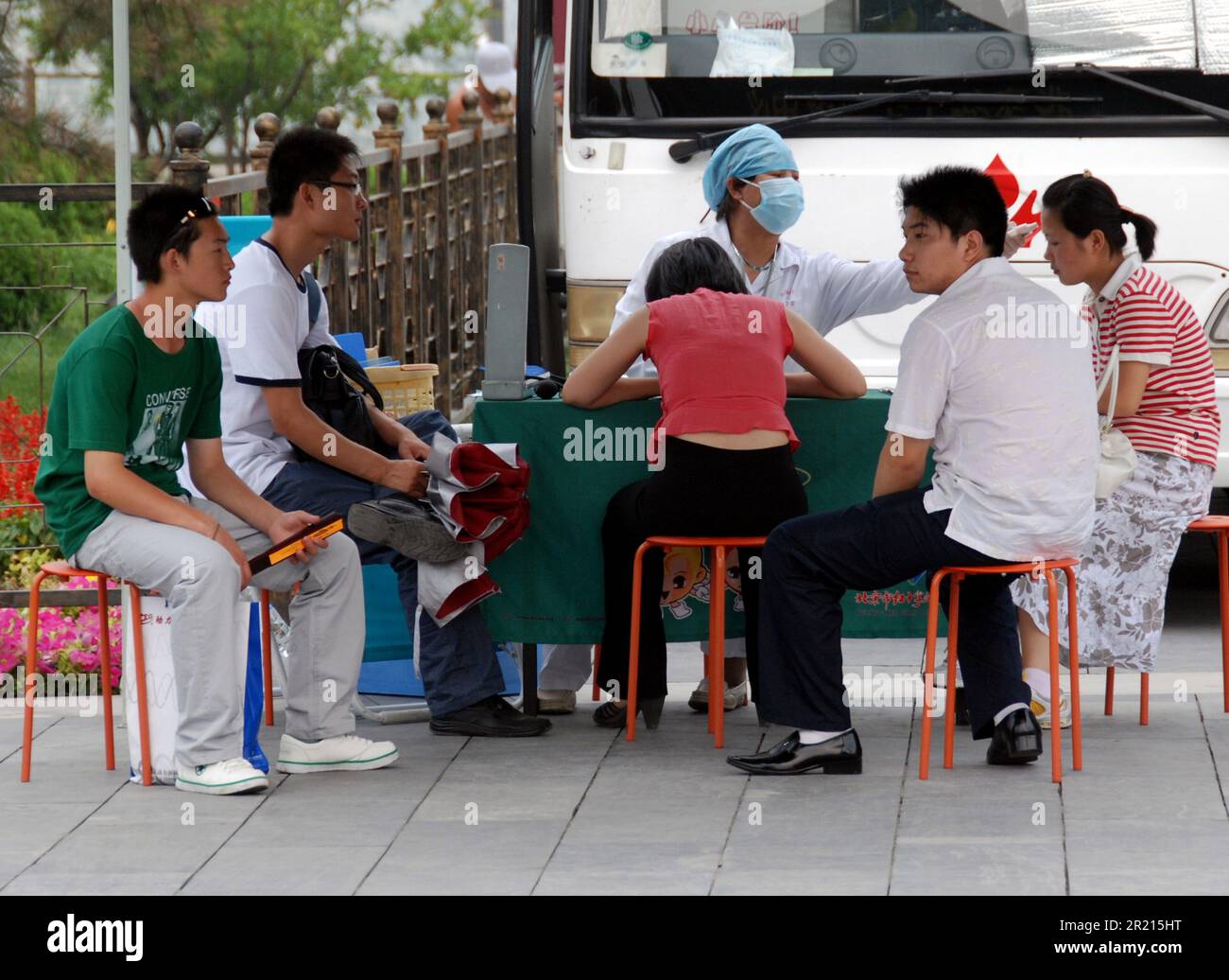Blood donors china hi-res stock photography and images - Alamy