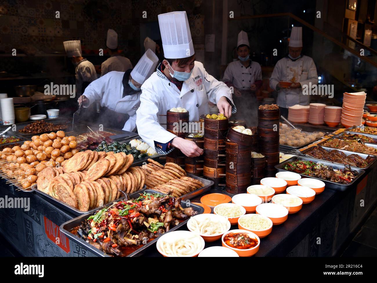 Beijing, China - Snack street in Wangfujing - The Wangfujing Night ...