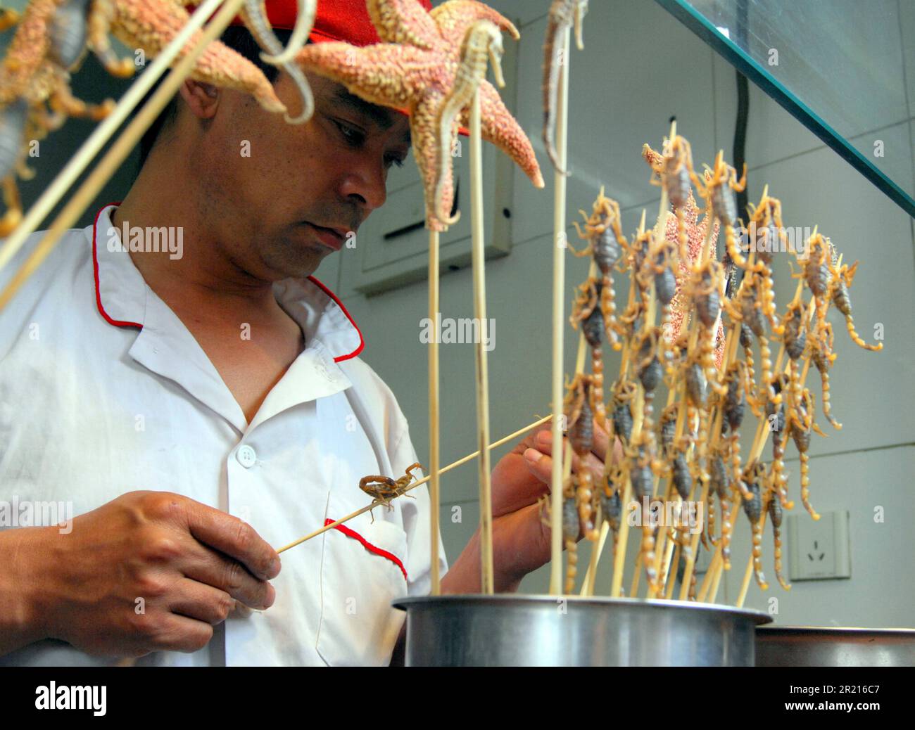 Beijing, China - Snack street in Wangfujing - The Wangfujing Night ...
