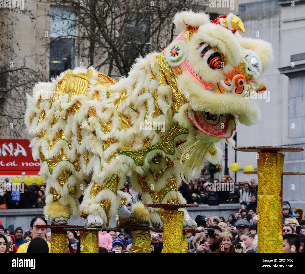 Celebrations in London to mark the Chinese New Year of the Sheep, also ...
