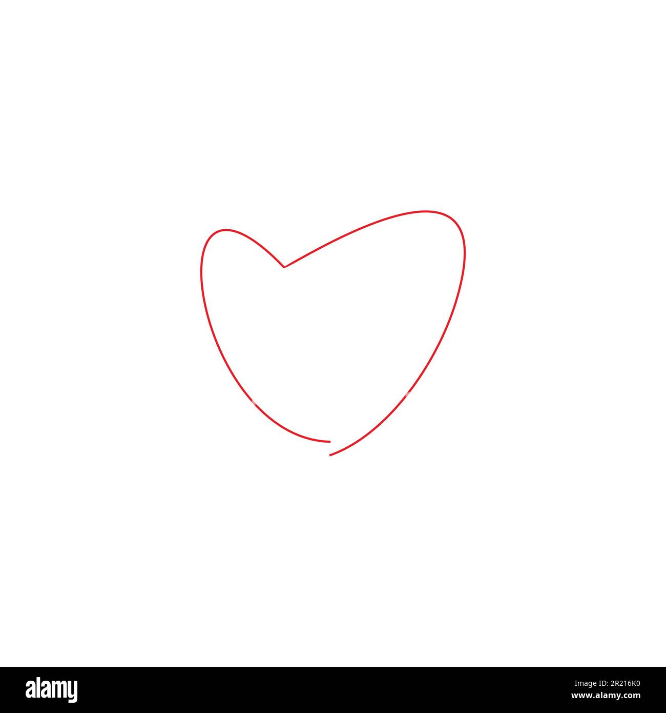 Heart, line geometric simple symbol logo vector Stock Vector Image ...