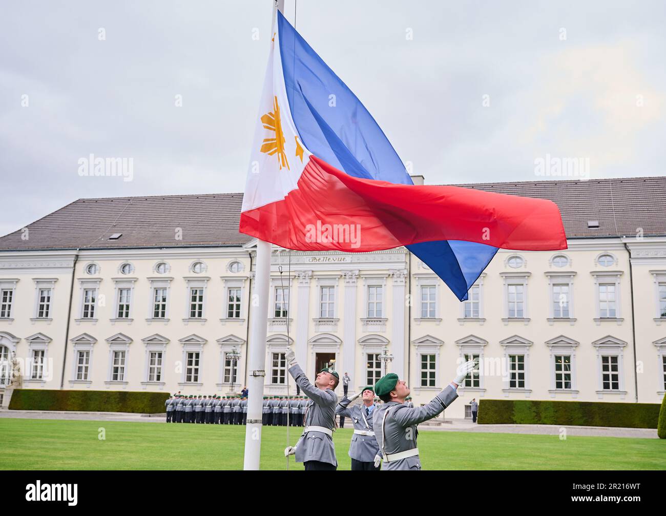 Berlin, Germany. 16th May, 2023. The flag of the Republic of the ...